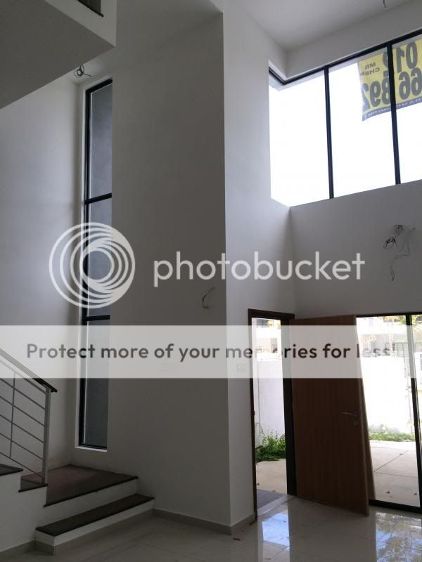 Double volume ceiling interior design