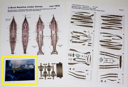 Dubious Disney Nautilus Paper Model Introduction in Germany ...