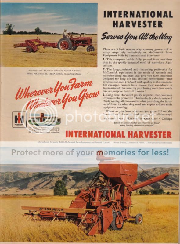 1940s & 50s IH advertising - General Chat - Red Power Magazine Community