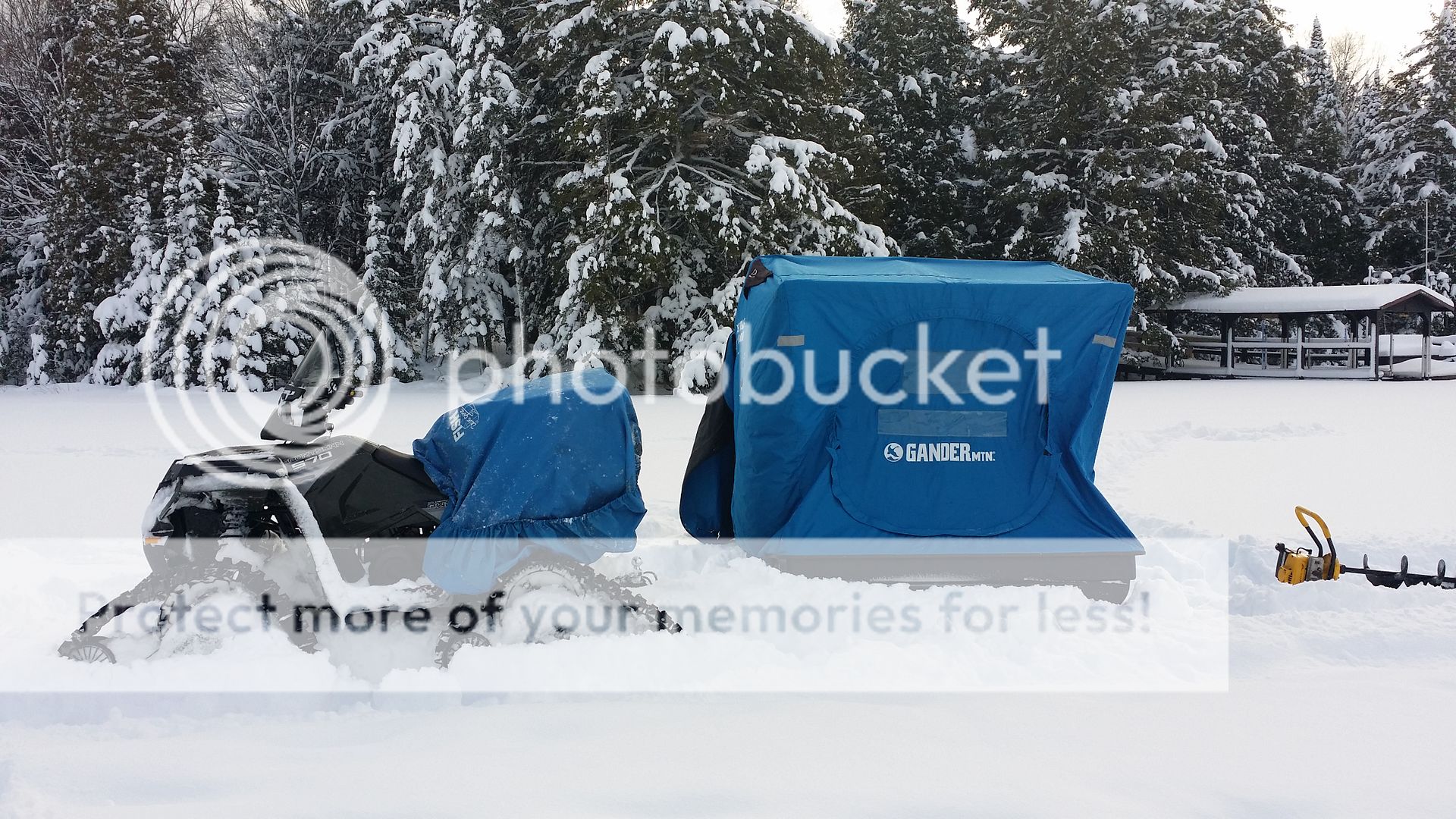Ice fishing set up | Polaris ATV Forum