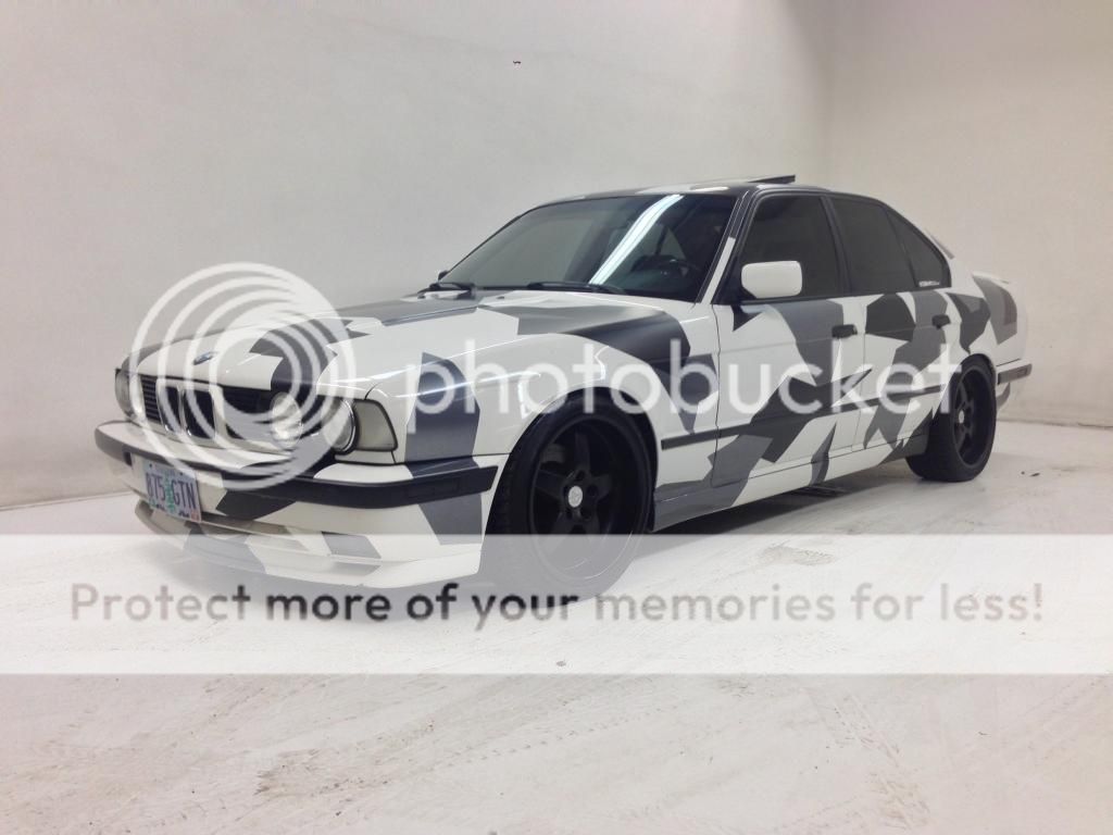 FS: 1993 BMW 525i E34 - M-Tech, lowered, vinyl wrap, etc.